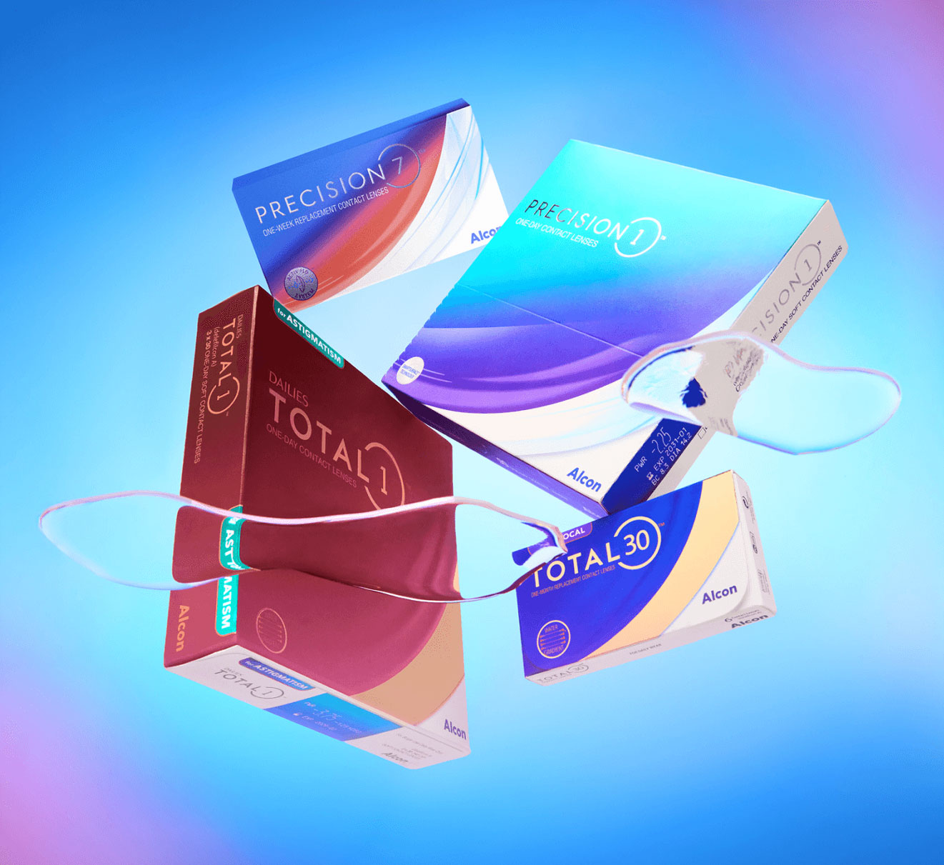 Verres de contact: Unifocaux, Toriques & Multifocaux