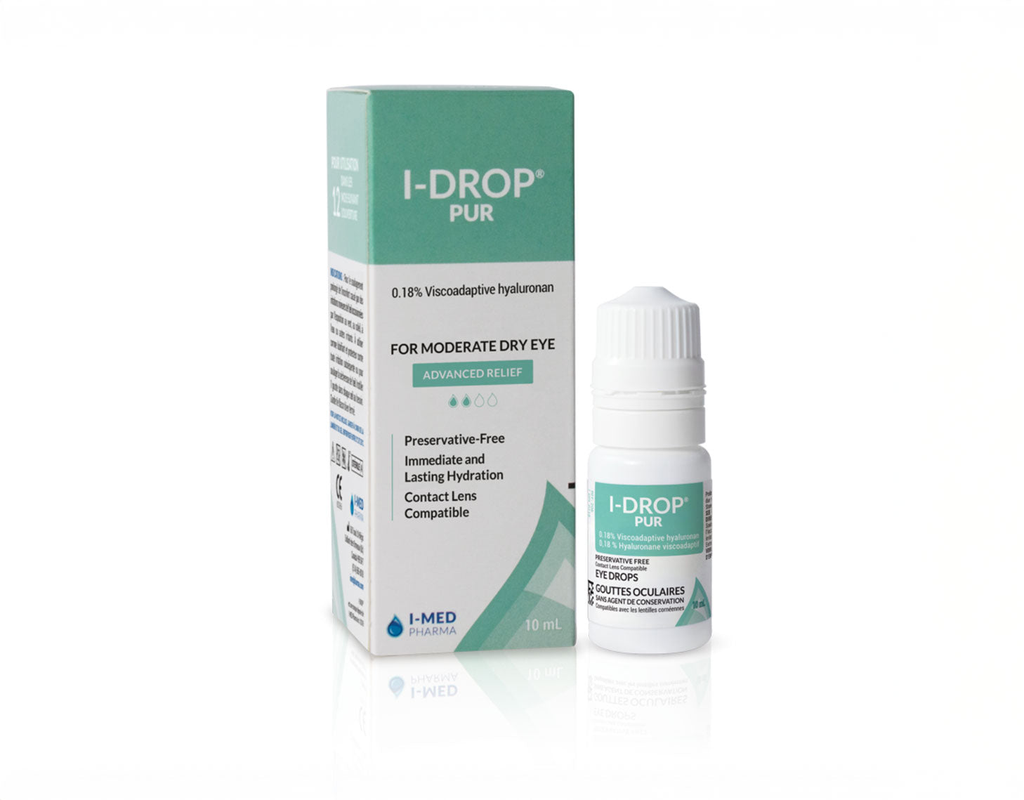I-DROP PUR 10 mL – Gouttes oculaires sans agent de conservation